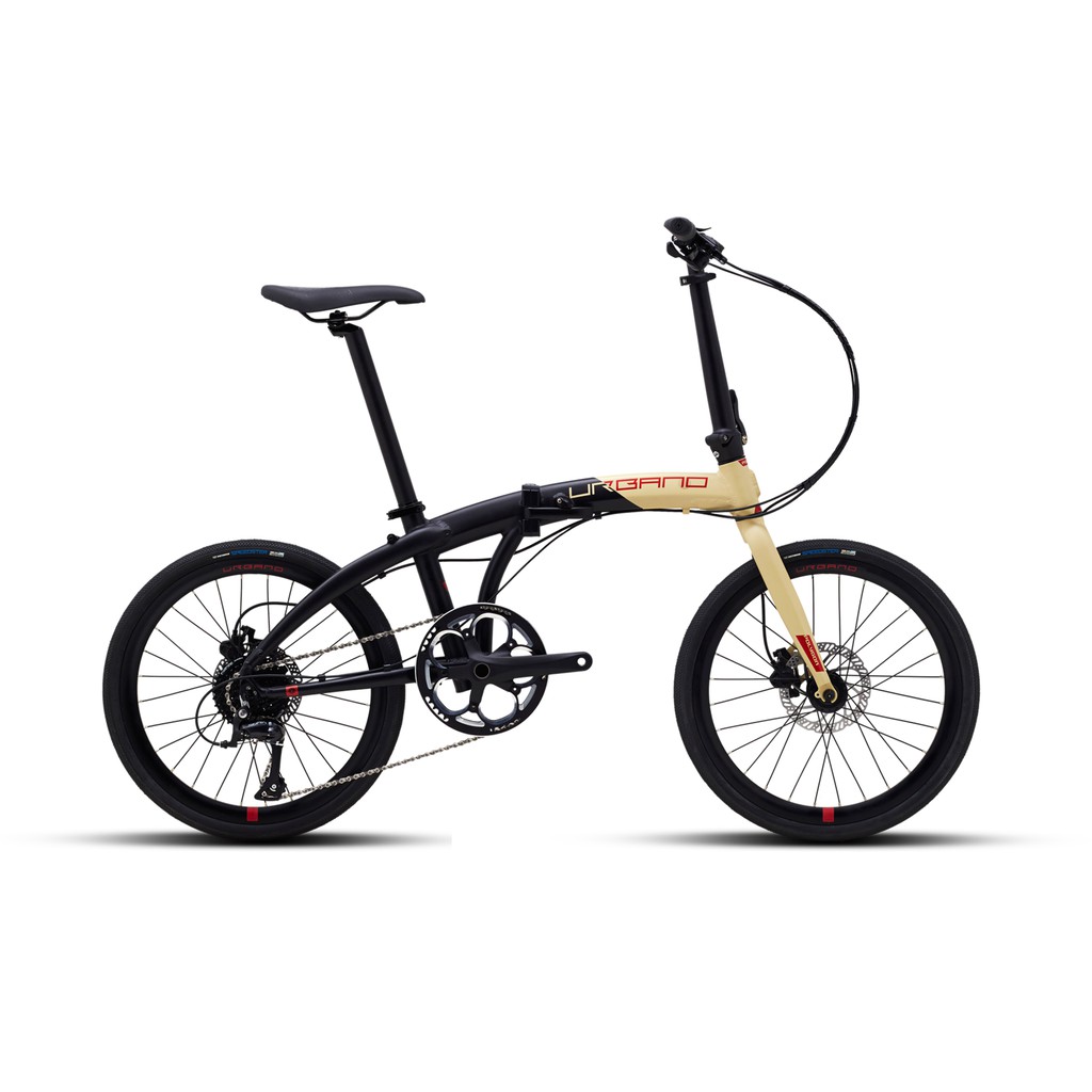 Jual Sepeda Lipat URBANO 5 NEW Hydraulic Brakes Shimano SORA | Shopee ...