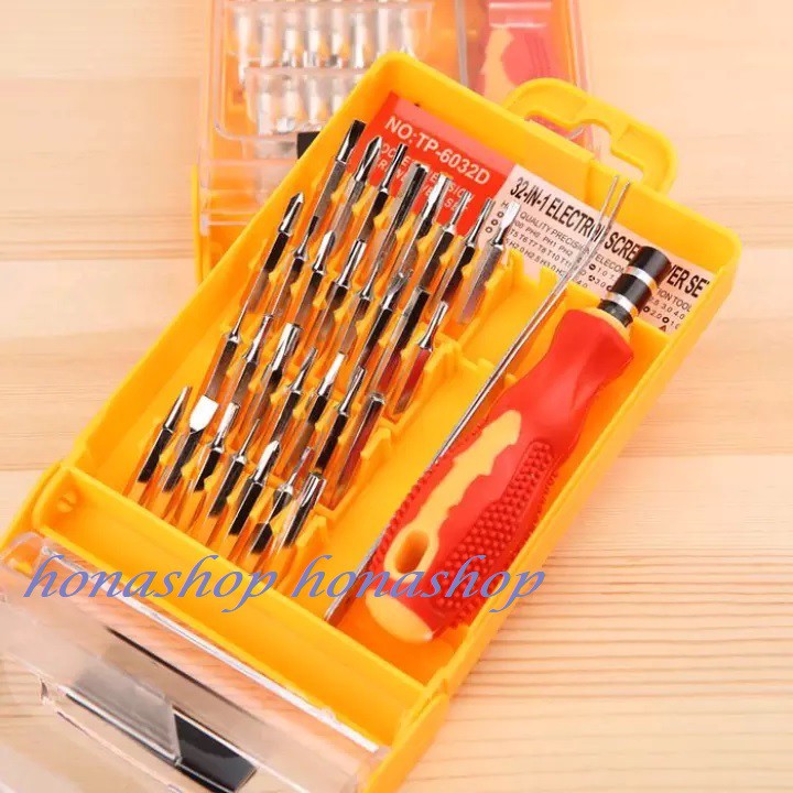 Jual Obeng Set Toolkit 32in1 + Pinset Obeng Multifungsi+Pinset | Shopee ...