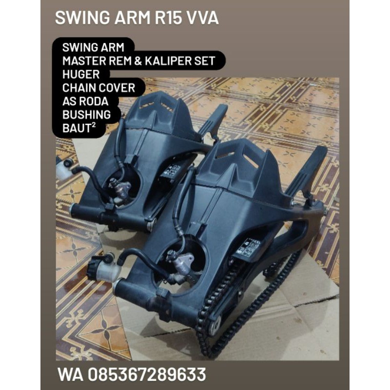 Jual Swing arm r15 vva swing arm r15 v3 mt15 vixion R original set ...