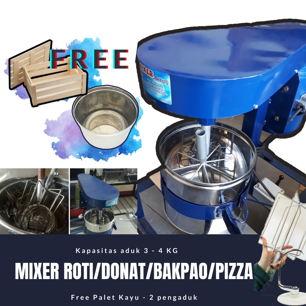 Jual MIXER ROTI RAKITAN mesin donat dan roti mixer roti rakitan | Shopee Indonesia
