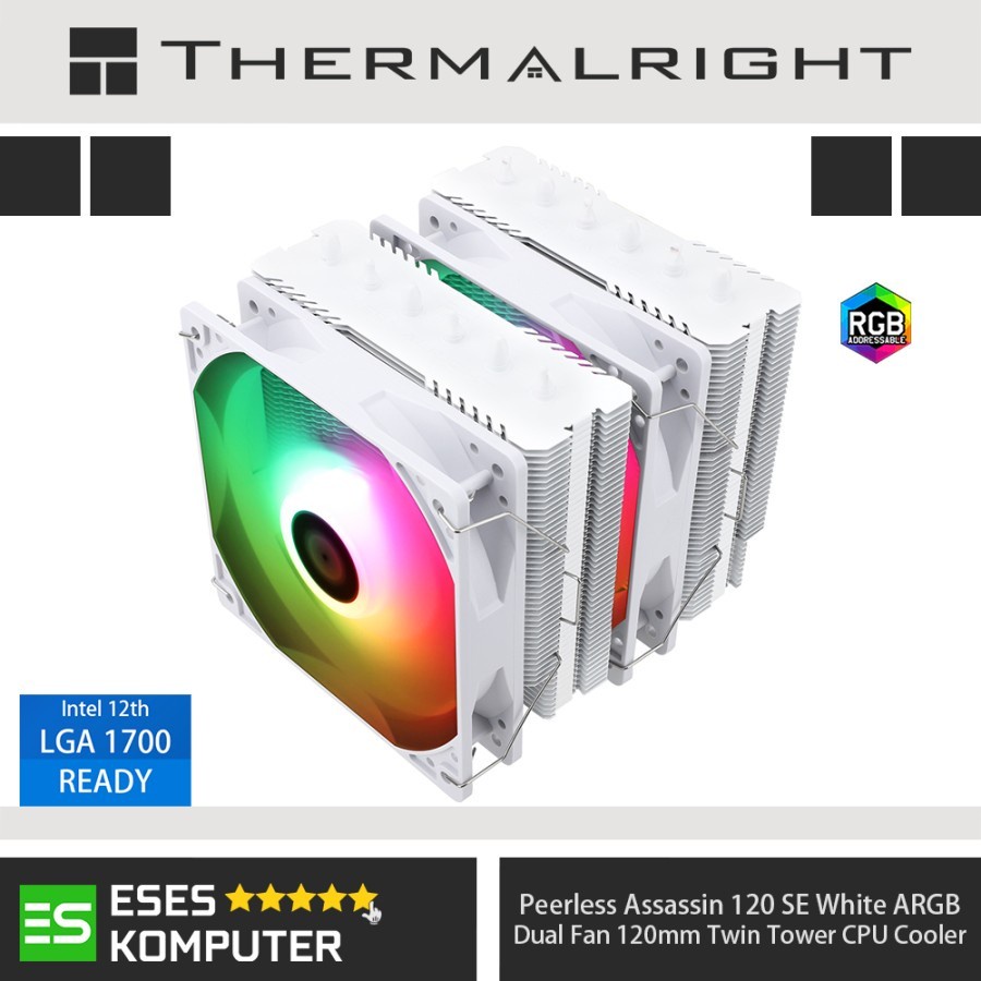 Jual HSF THERMALRIGHT Peerless Assassin 120 SE White ARGB Twin Tower ...