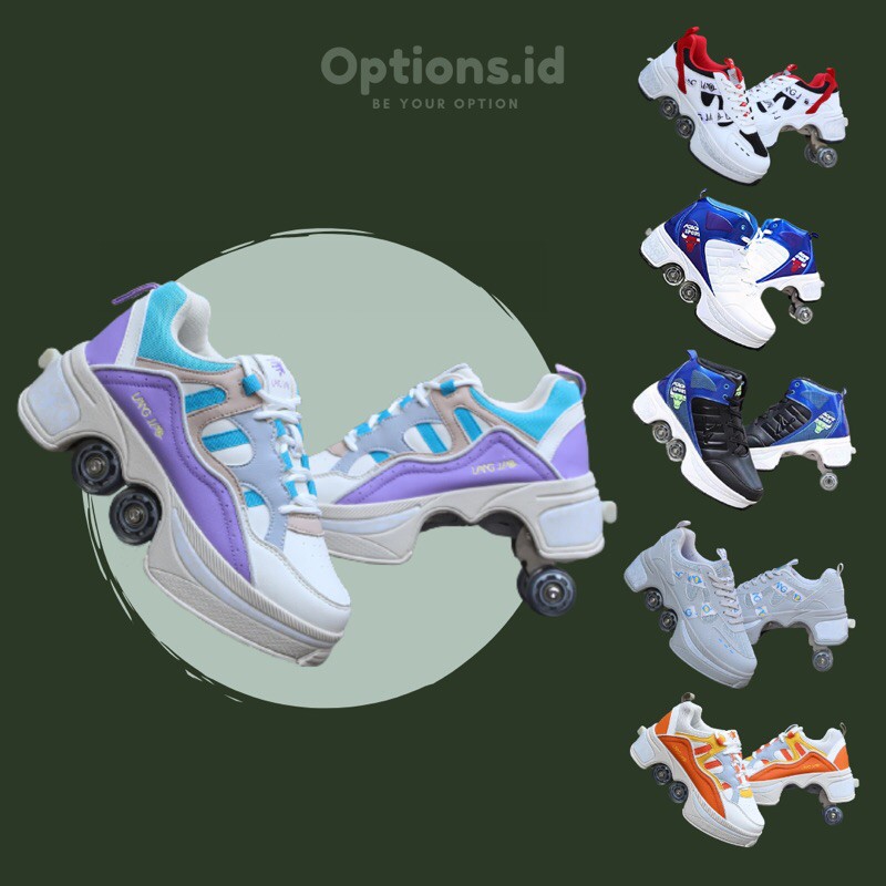 Jual KICK ROLLER SHOES (3) - ROLLERSHOES - SEPATU RODA TIKTOK | Shopee ...