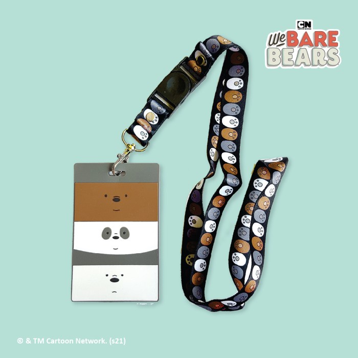 Jual Id Card - We Bare Bears Id Card Holder & Lanyard Set | Shopee ...