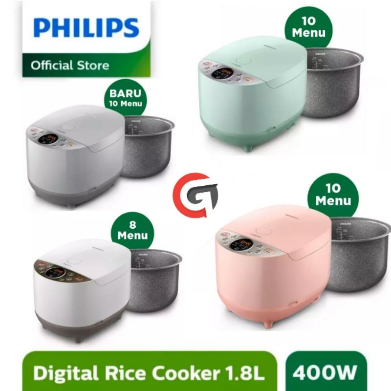 Jual PHILIPS HD4515 HD 4712 4716 HD4712 HD 4716 DIGITAL RICE COOKER 1.8L HD 4515 GARANSI 2 TAHUN ...