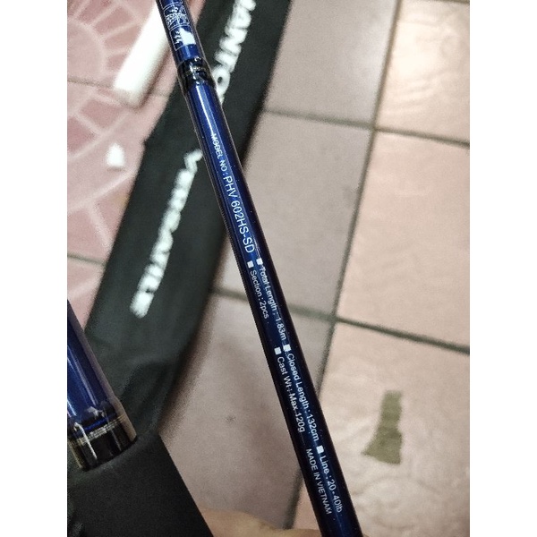 Jual joran daiwa phantom versatile 602 180 cm joran jigging | Shopee Indonesia