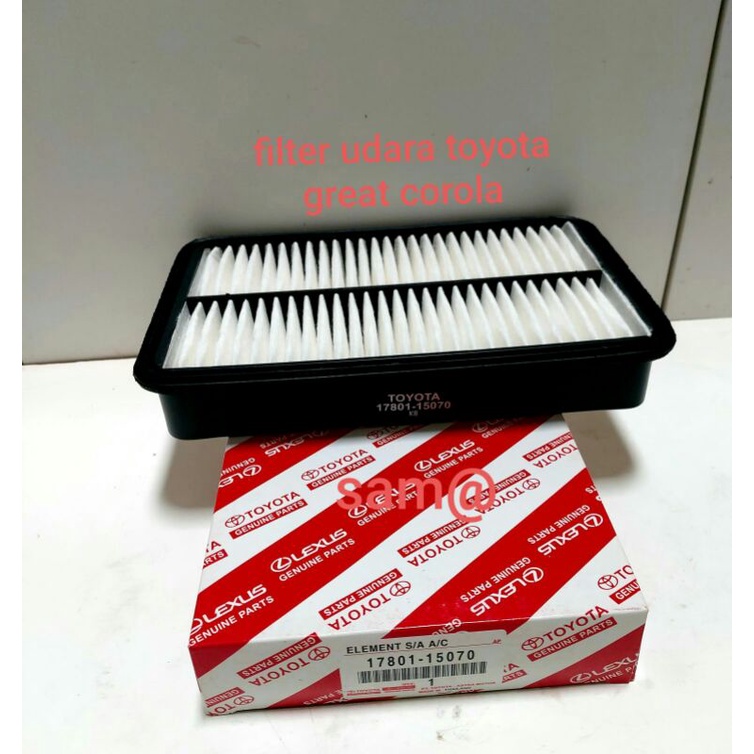 Jual Filter udara toyota great corola 17801-15070 | Shopee Indonesia