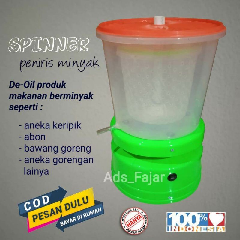 Jual SPINER PENIRIS MINYAK OTOMATIS ATAU SPINNER UKURAN 3 LITER ...