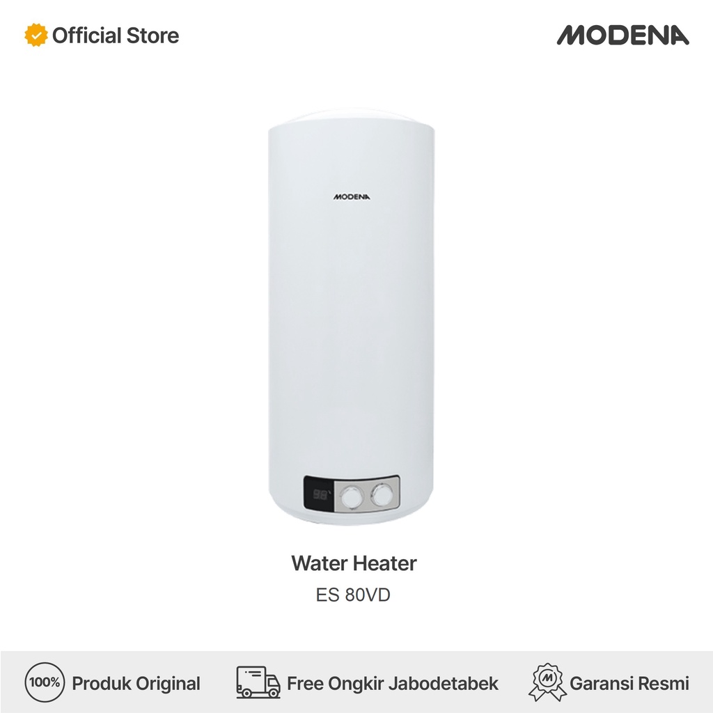 Jual MODENA Electric Water Heater - ES 80VD (80 Liter) | Shopee Indonesia