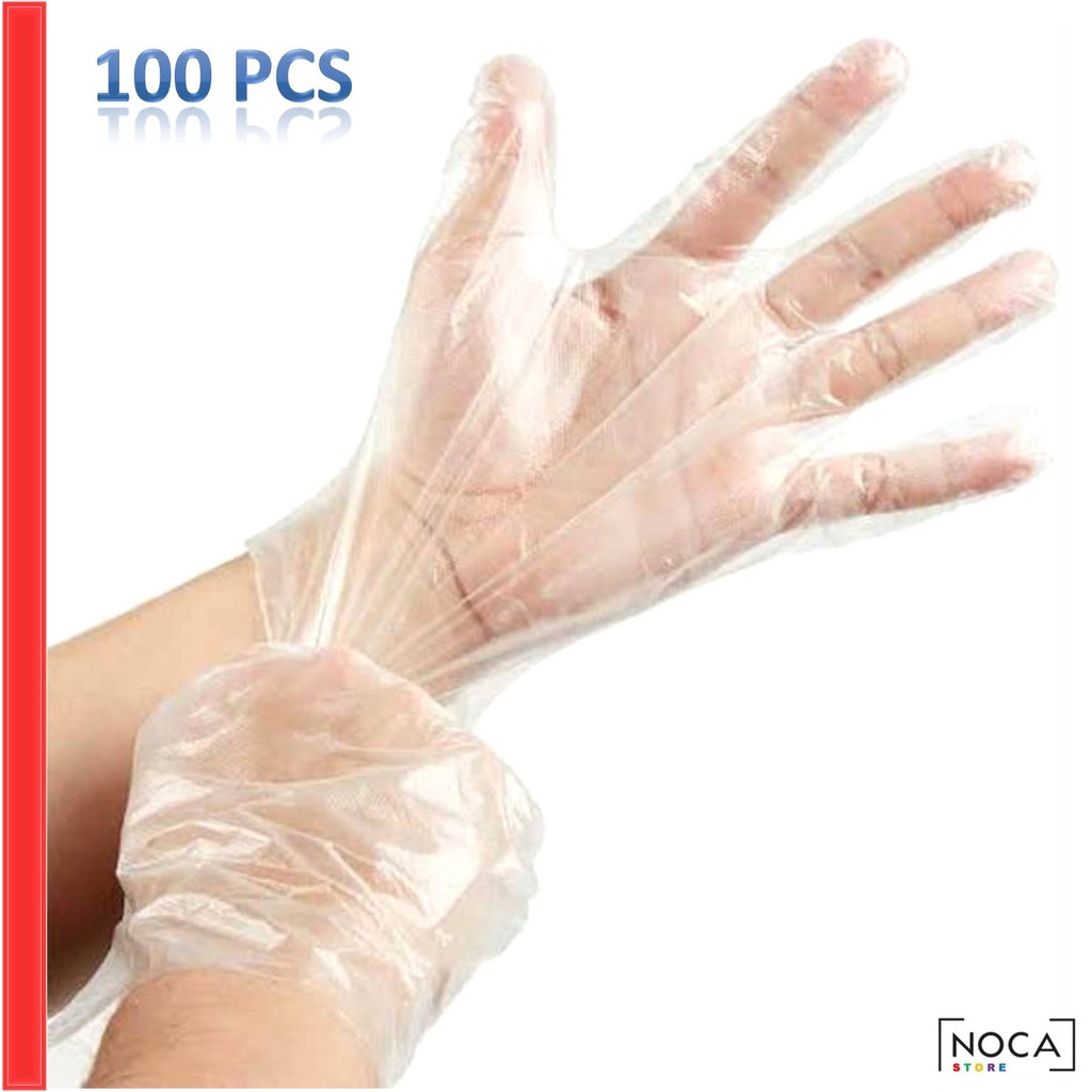 Jual Sarung Tangan Plastik isi 100 pcs Plastic Hand Glove Food Grade | Shopee Indonesia