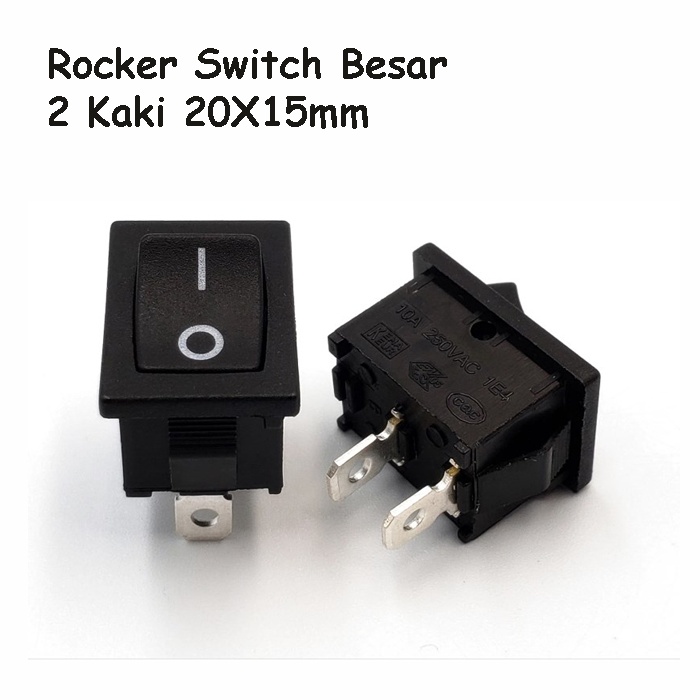 Jual Rocker Switch 2 Kaki Saklar On Off 2 Pin | Shopee Indonesia