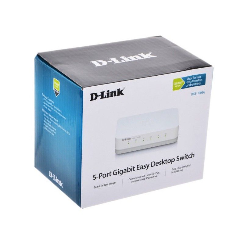 Jual D-LINK DGS-1005A 5-Port Gigabit Unmanaged Desktop Switch | Shopee ...