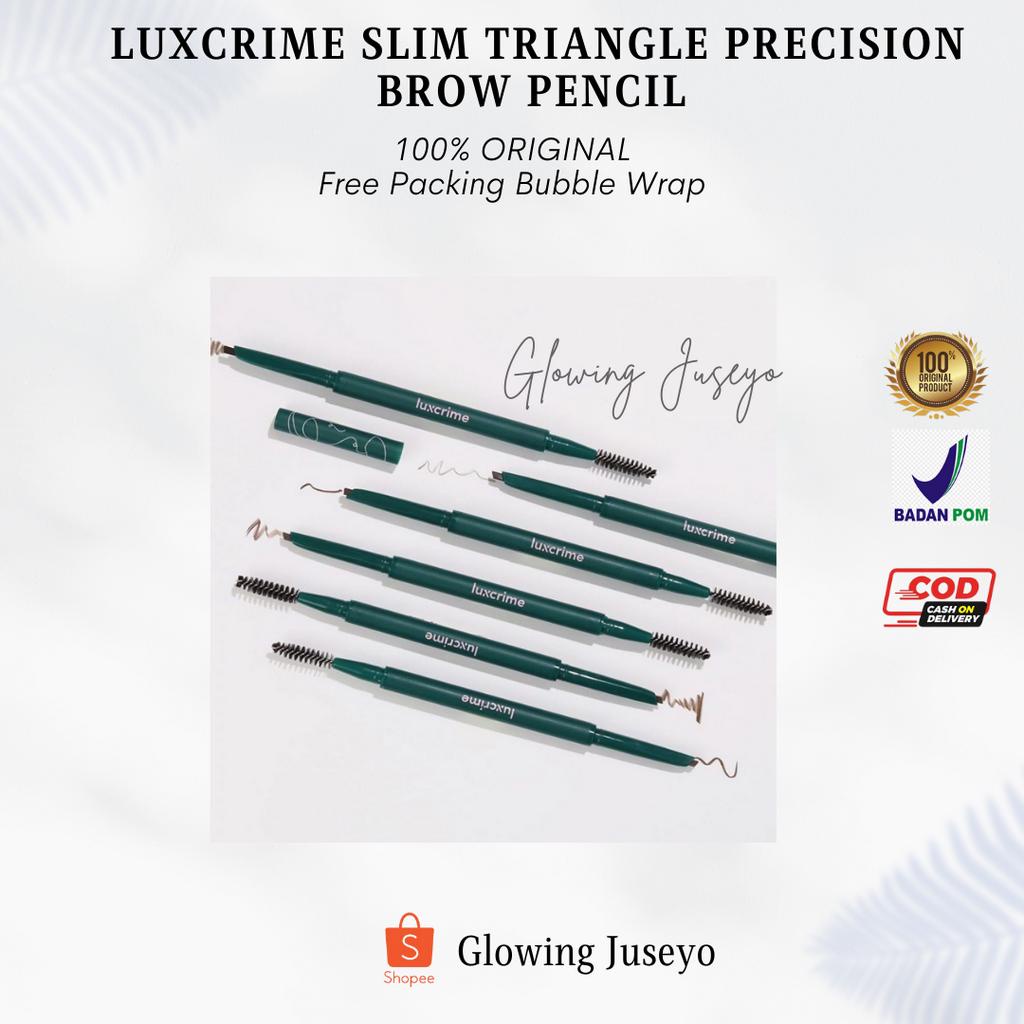 Jual Luxcrime Slim Triangle Precision Brow Pencil | Shopee Indonesia