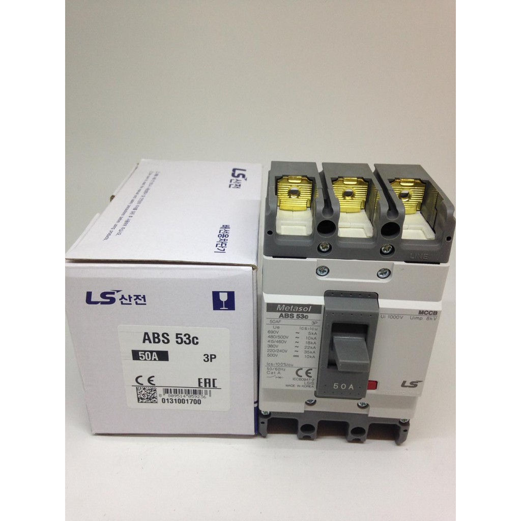 Jual MCCB 3P 50A Type ABS-53C / 22KA Merk LS | Shopee Indonesia