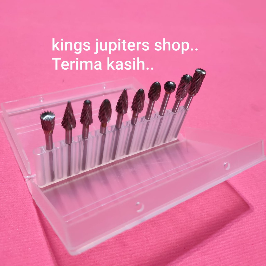 Jual MATA TUNER SET 3 X 6MM MATA ROTARY MATA DIE GRINDer MINI GURENDA ...