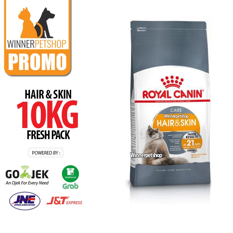 Jual Royal Canin Hair and Skin 10KG / Royal Canin Hair Skin 10kg / RC Hairskin 10kg (GOSEND ...