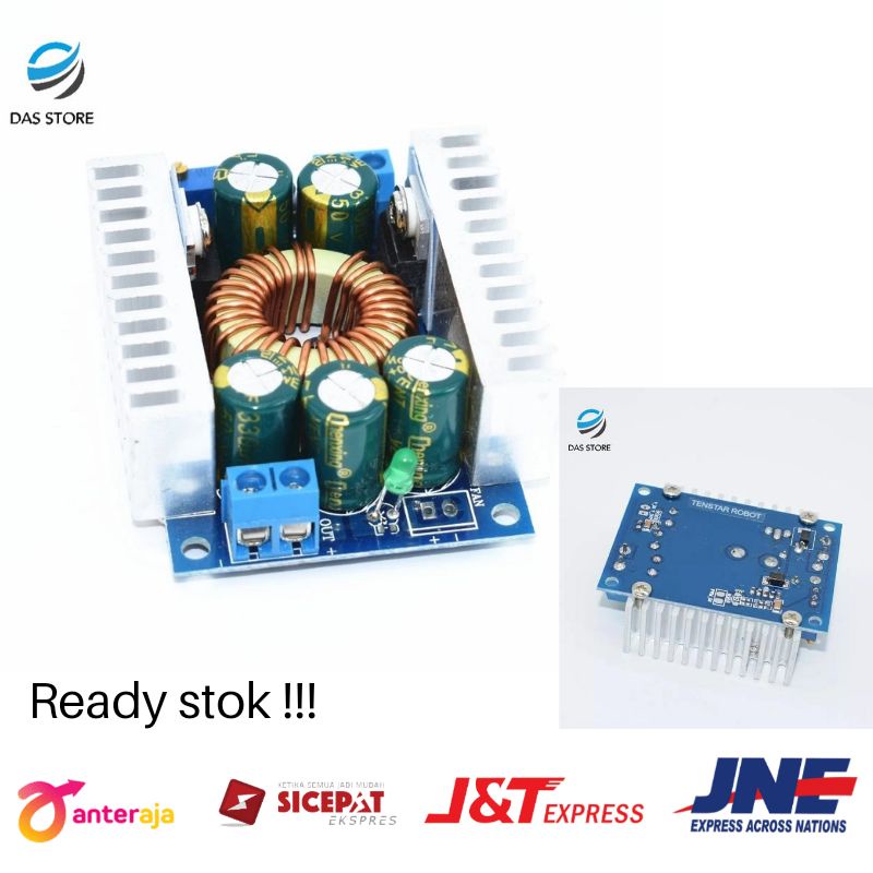 Jual Step down DC 12A MBR 4.5v - 30v to 1.25v - 30v bisa diatur DC to ...
