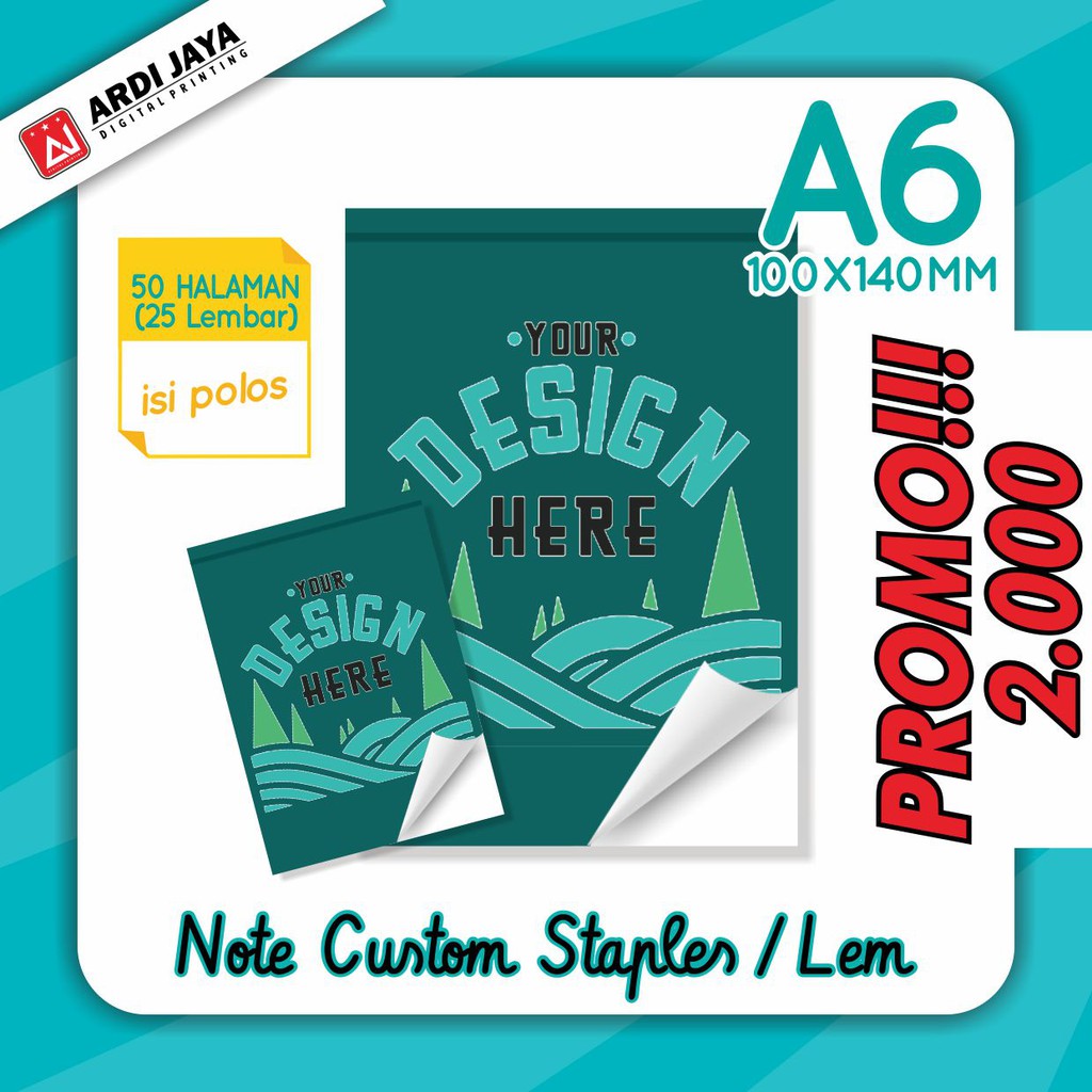 Jual NOTES A6 - ISI CUSTOM / BLOCKNOTE TERMURAH / SOUVENIR | Shopee ...