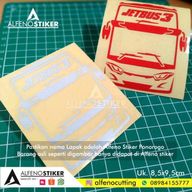 Jual Stiker Line Art Jetbus 3 Bus Front | Cutting Sticker | Shopee ...