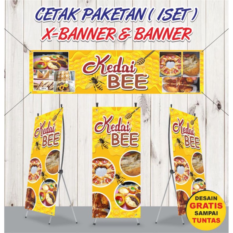 Jual Cetak Banner Paketan (1set) /X-Banner + Banner/ | Shopee Indonesia