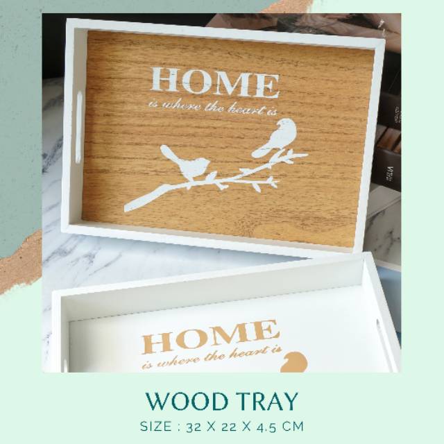 Jual HOME wood tray | Shopee Indonesia