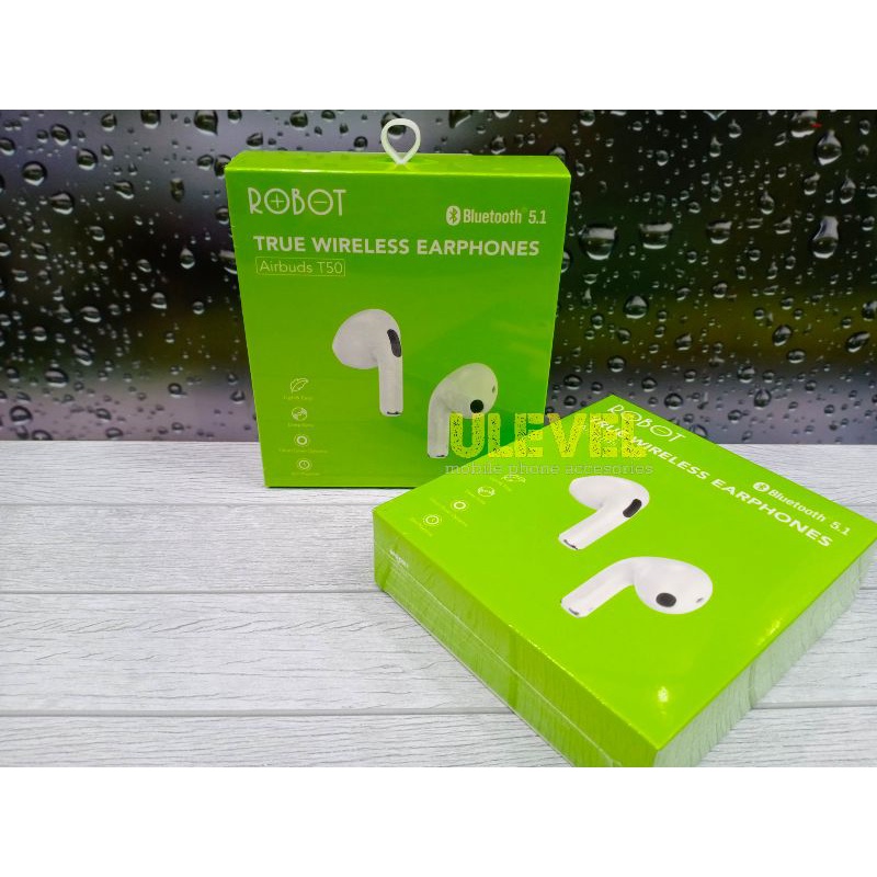 Jual Headset Bluetooth Robot Airbuds T50 T10 Wireless Earphone TWS ...