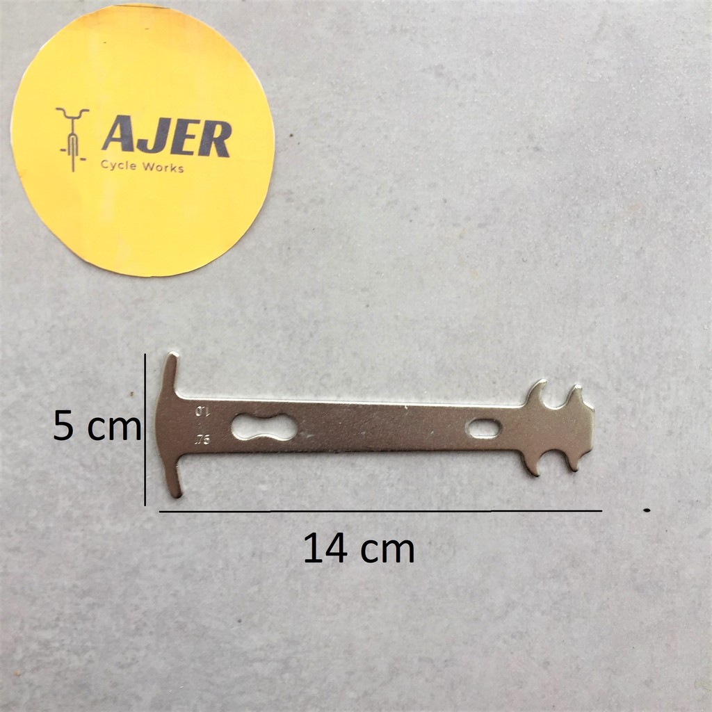 Jual Alat ukur Rantai sepeda Aus Chain Wear stretch measuring device ...