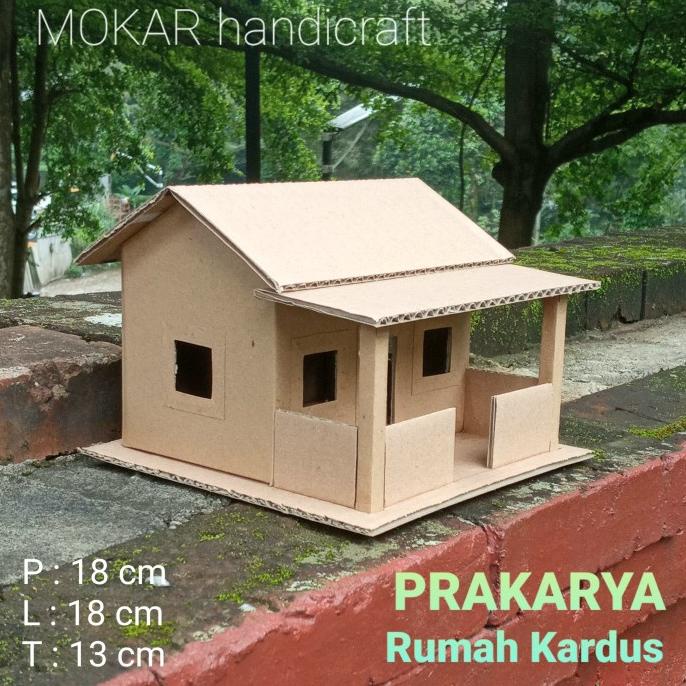 Jual %$%$%$%$] Prakarya Miniatur Rumah Kardus (b) | Shopee Indonesia