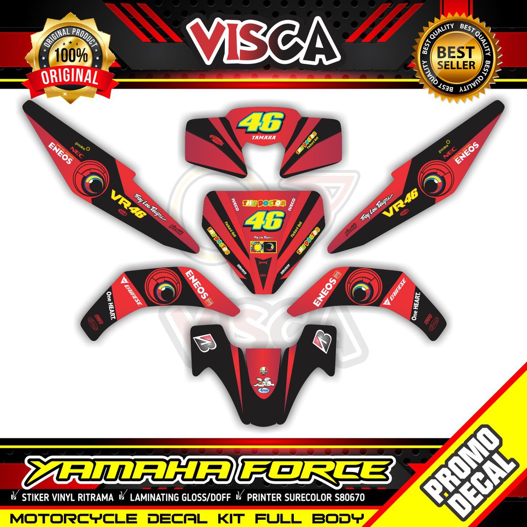 Jual Decal Vega Force Full Body Stiker Vega Force Full Body Striping ...