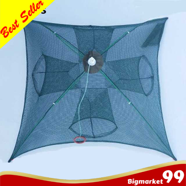 Jual Jaring Pancing Perangkap Ikan Udang Bentuk Payung 4 Lubang ...
