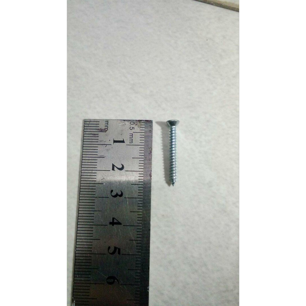 Jual Jual Baut sekrup skrub M3 panjang 25 mm untuk kayu galvalum tembok ...