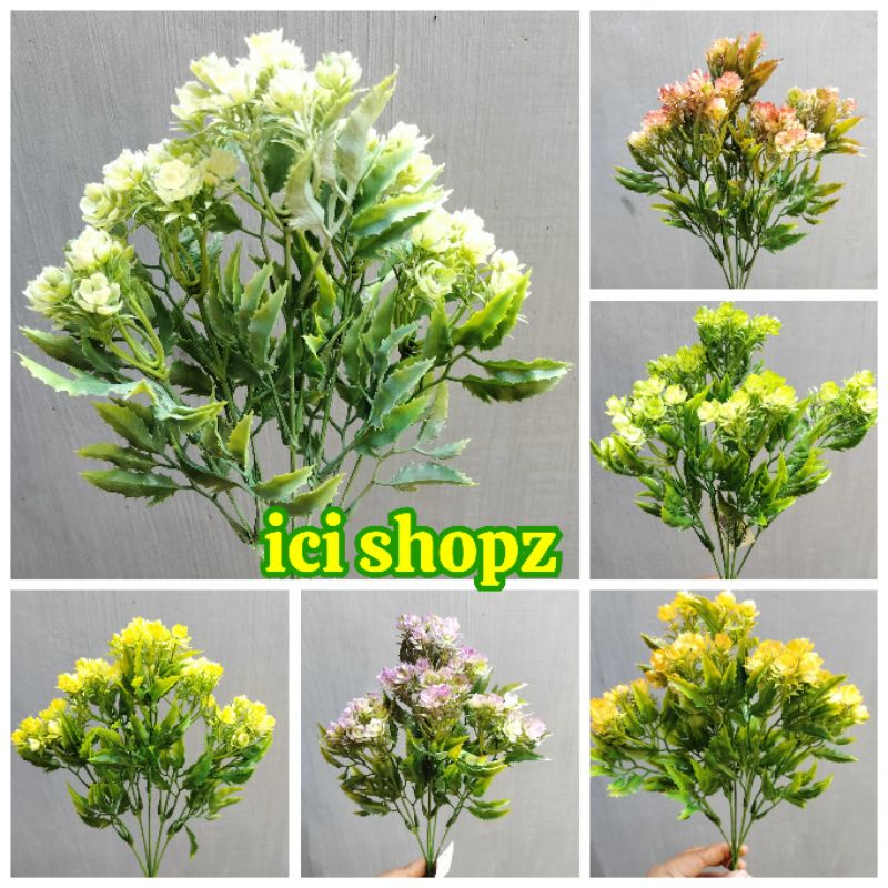 Jual Mini Bud Plastik X5 Bunga plastik | Shopee Indonesia