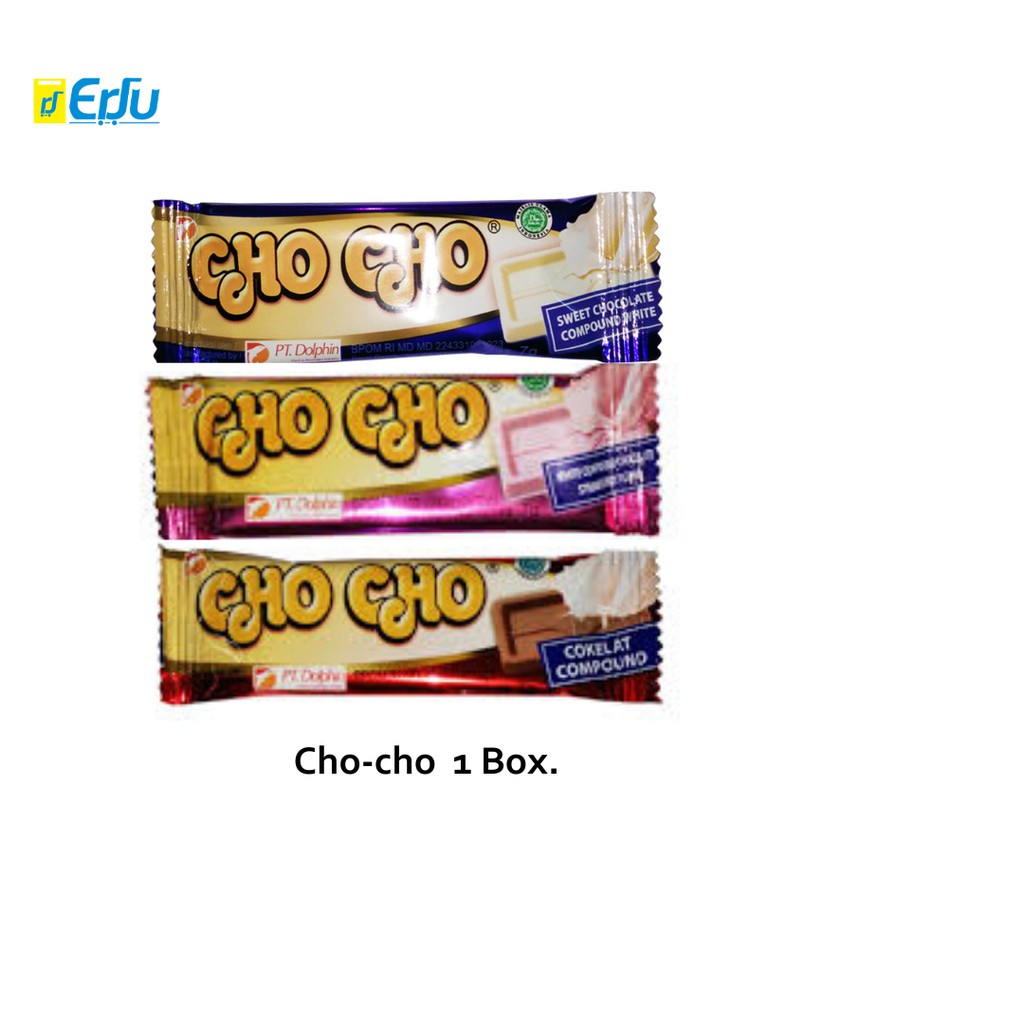 Jual Coklat Cho Cho Mini 7gr Kemasan Box isi 24pcs | Shopee Indonesia