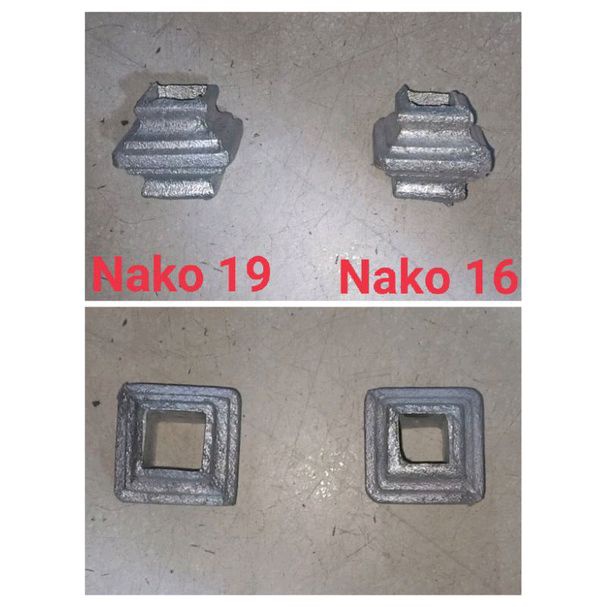 Jual Ornamen Pagar Besi Aksesoris Nako Piramid ALUMINIUM Nako 16 dan ...