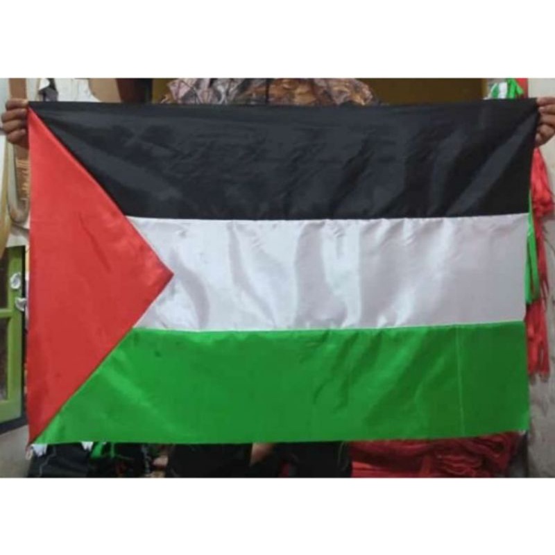 Jual Bendera Palestina ukuran 80x120 bendera negara Palestina bendera ...