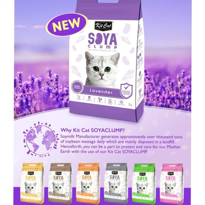 Jual KHUSUS GOJEK Pasir Kit Cat Tofu Soya Clump 7L - Pasir Kucing ...