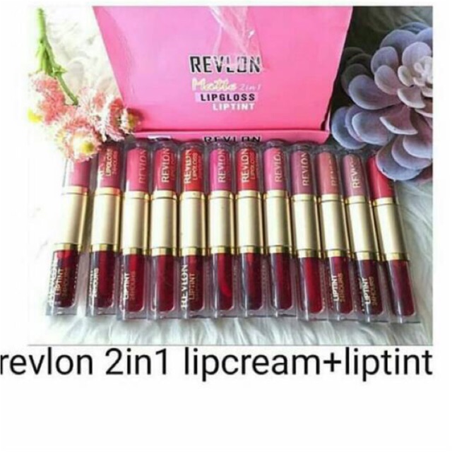 Jual Revlon 2in1 lipcream+liptint (harga/lusin) | Shopee Indonesia