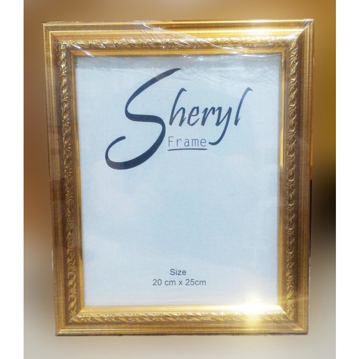 Jual Bingkai Foto 8 R (20 X 25 Cm) Warna Gold Bahan Fiber - Photo Frame ...