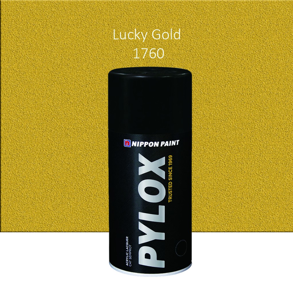 Jual Pylox (Cat Semprot) Nippon Paint Metallic Colours 300 cc – Lucky ...