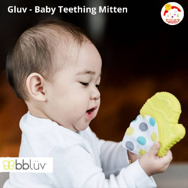 Jual Bbluv - Gluv Baby Teething Mitten | Shopee Indonesia