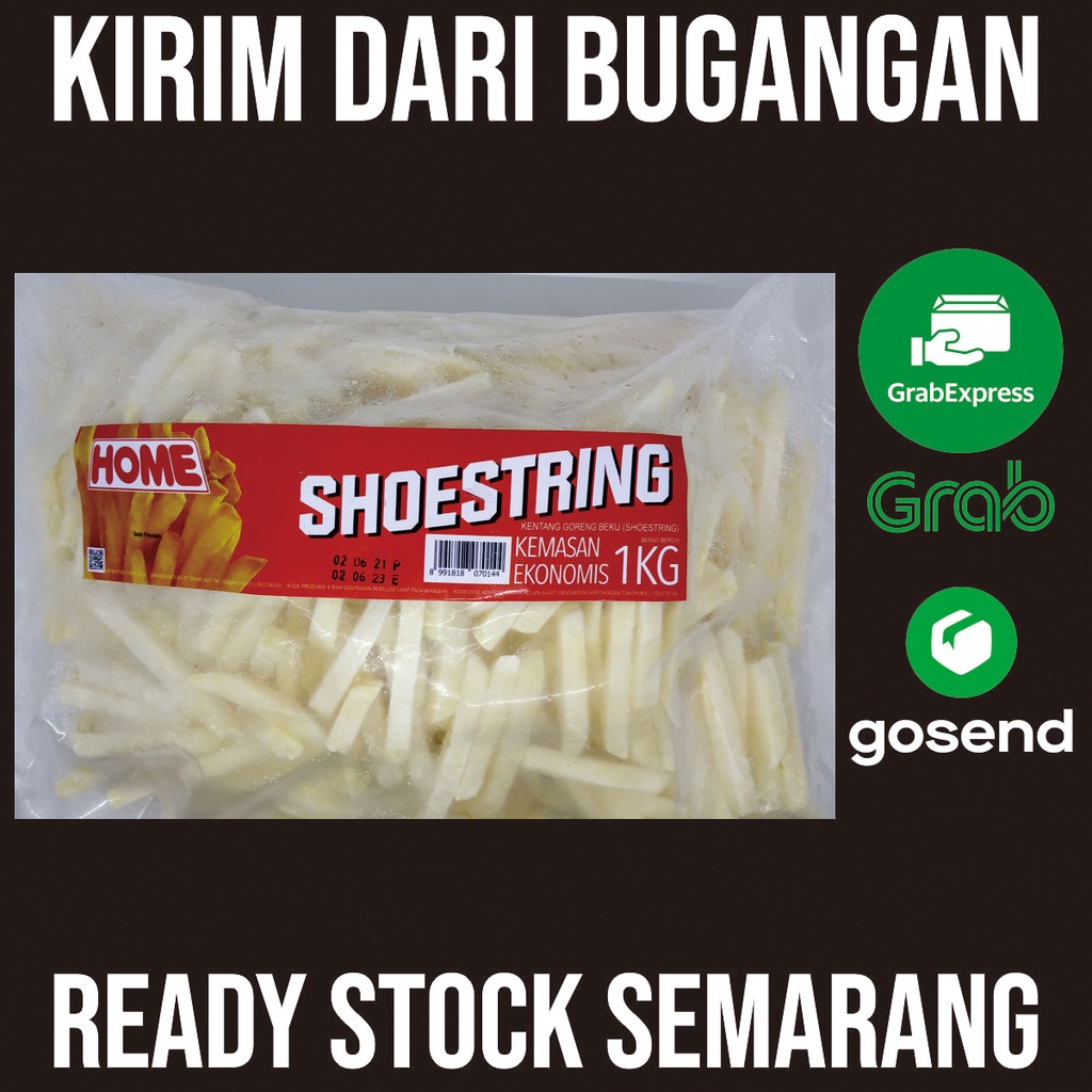 Jual HOME Shoestring 1 KG Kentang Goreng Beku French Fries | Shopee Indonesia