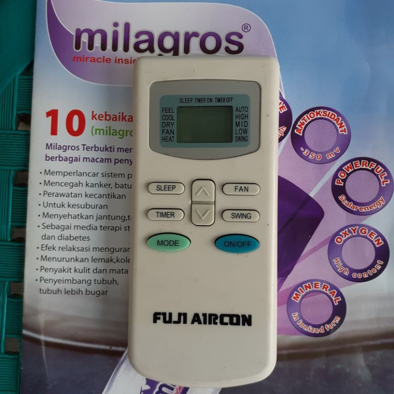 Jual Remote AC FUJI AIRCON Original Asli . | Shopee Indonesia