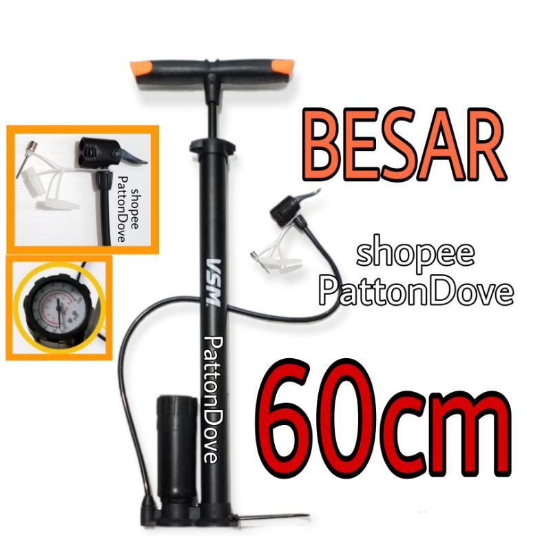Jual POMPA ANGIN ORI TERBAIK POMPA ANGIN SEPEDA MOTOR TABUNG METER ...