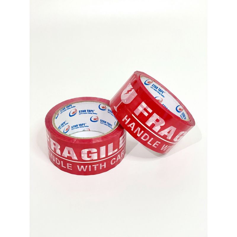 Jual Solasi Lakban Fragile Star Tape (Merah dan Putih) - Solasi atau ...