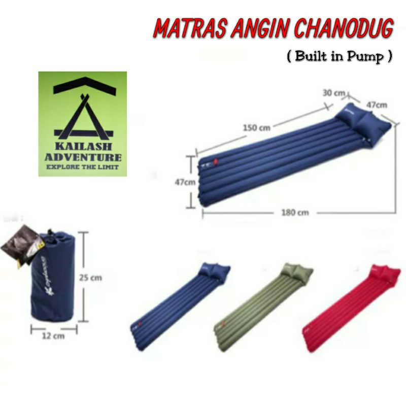 Jual Matras Angin Sleeping Pad Built in Pump - For Outdoor Indoor ...