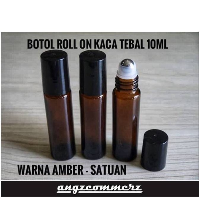 Jual BOTOL PARFUM AMBER GLASS ESSENTIAL OIL ISI ULANG KACA TEBAL ROLL ...