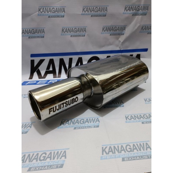 Jual Knalpot Mobil FUJITSUBO Racing Muffler Big Size Bass Bulat Full ...