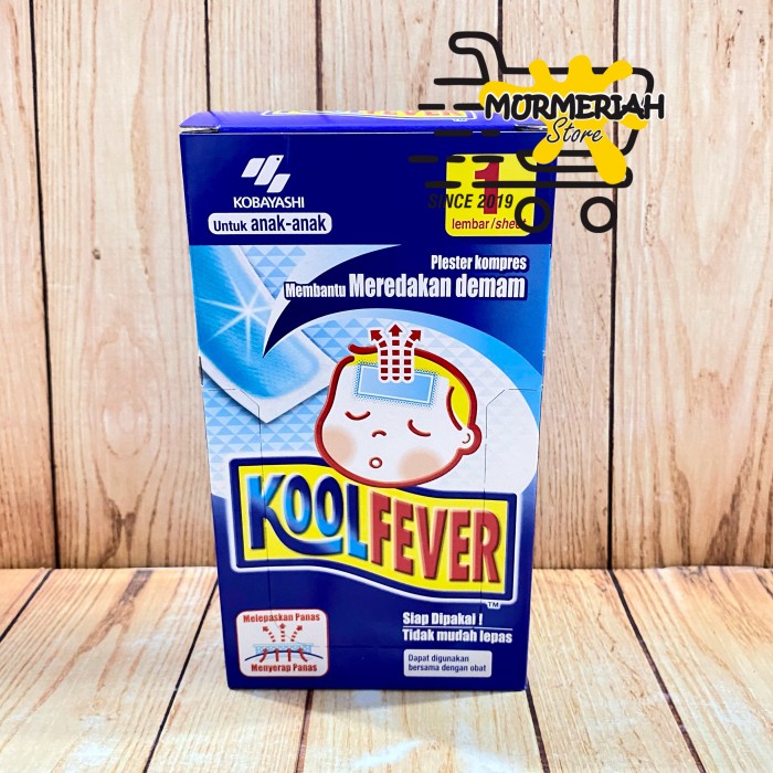 Jual KOOLFEVER Anak BOX isi 12 sachet | Plester Kompres Demam Kool ...