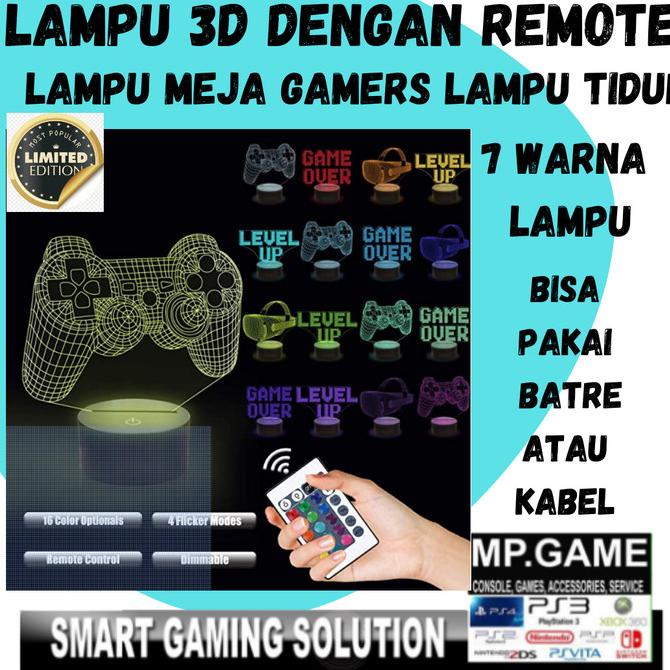 Jual 3D led lamp icon light Playstation Gaming Room Lampu Tidur Lampu ...