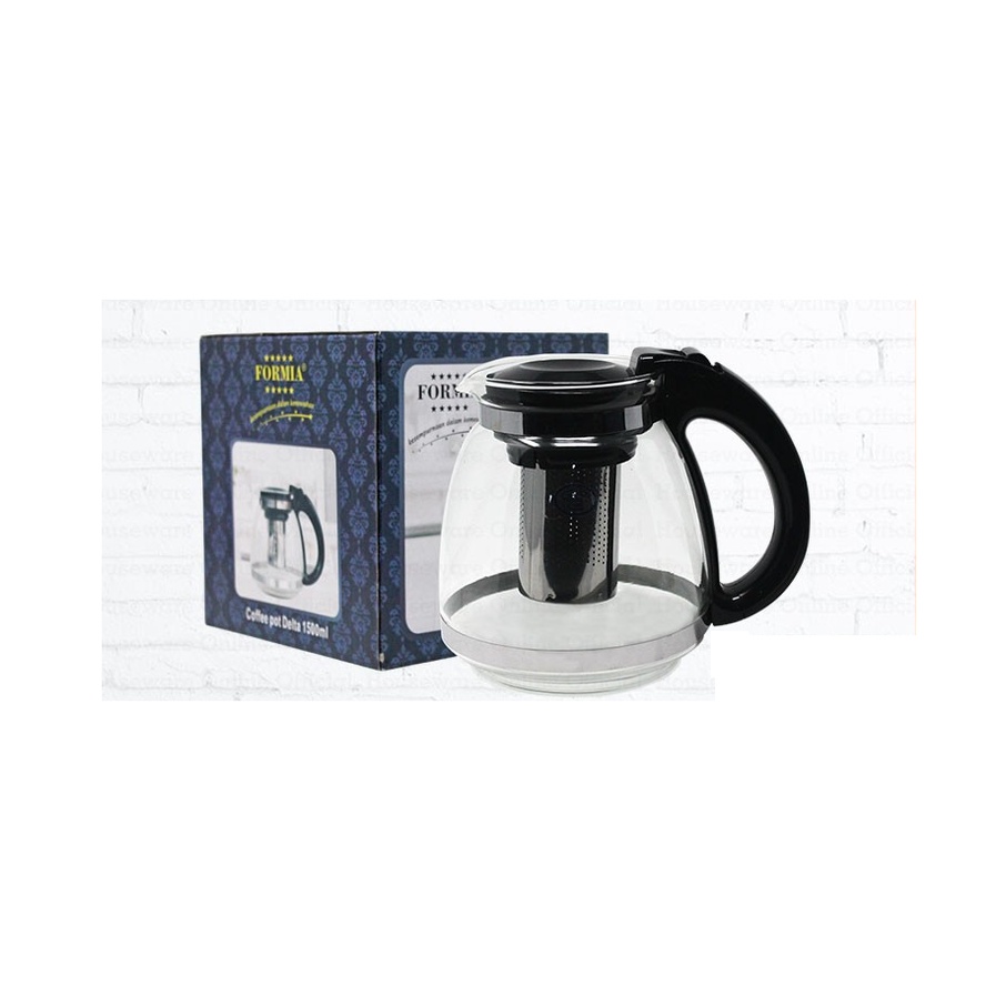 Jual FORMIA Coffee Pot Delta Tea Pot Teko Kopi Teh Kaca Dengan Saringan ...