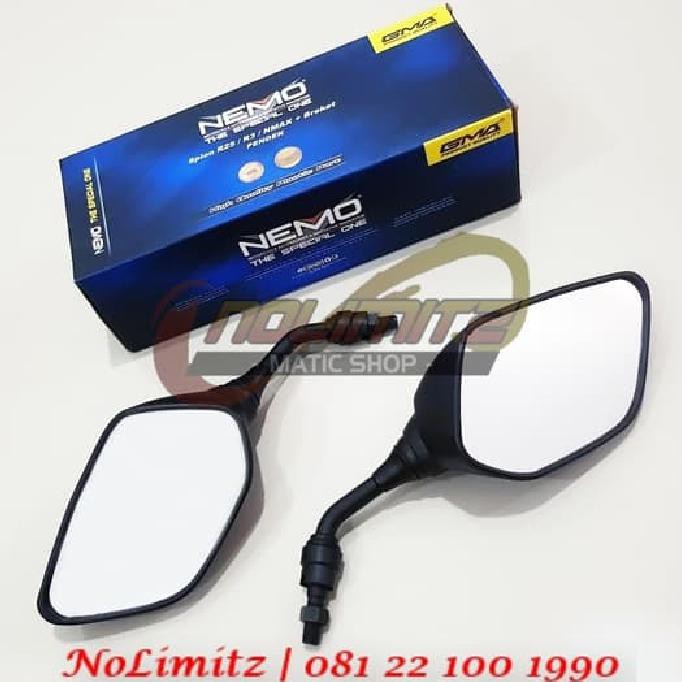 Jual Spion Nemo Tangkai Pendek Standar Minimalis Yamaha Nmax Xmax Aerox ...